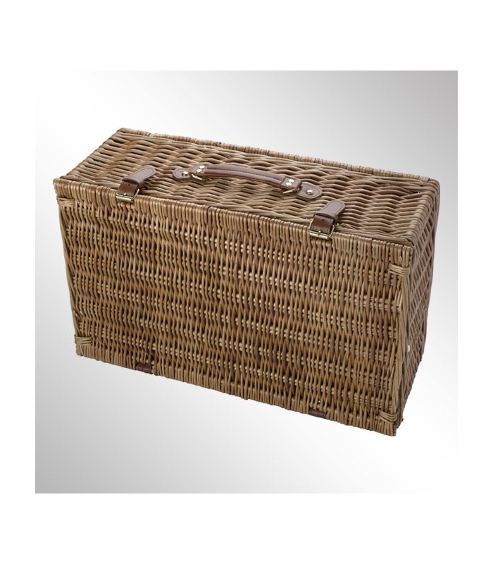 Cos de Picnic pentru 4 Persoane|Set de Picnic|Cos din Lemn|- mrgift.ro