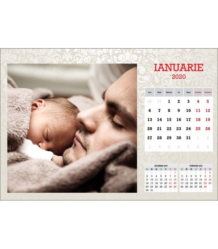 Calendar de Birou cu Poza Ta Silence|Calendare de birou cu poze|MrGift