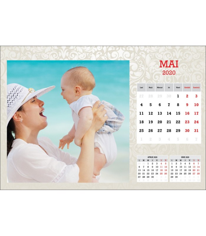 Calendar de Birou cu Poza Ta Silence|Calendare de birou cu poze|MrGift