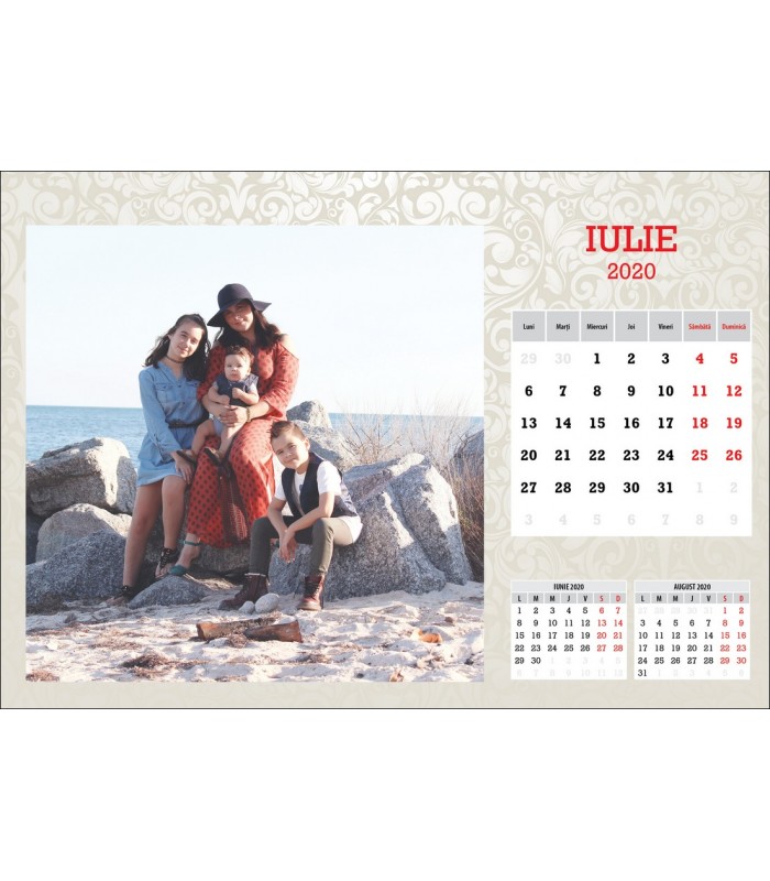Calendar de Birou cu Poza Ta Silence|Calendare de birou cu poze|MrGift