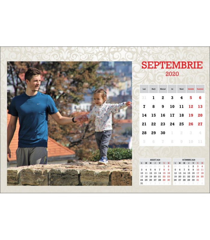 Calendar de Birou cu Poza Ta Silence|Calendare de birou cu poze|MrGift