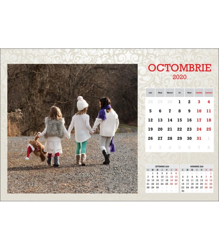 Calendar de Birou cu Poza Ta Silence|Calendare de birou cu poze|MrGift
