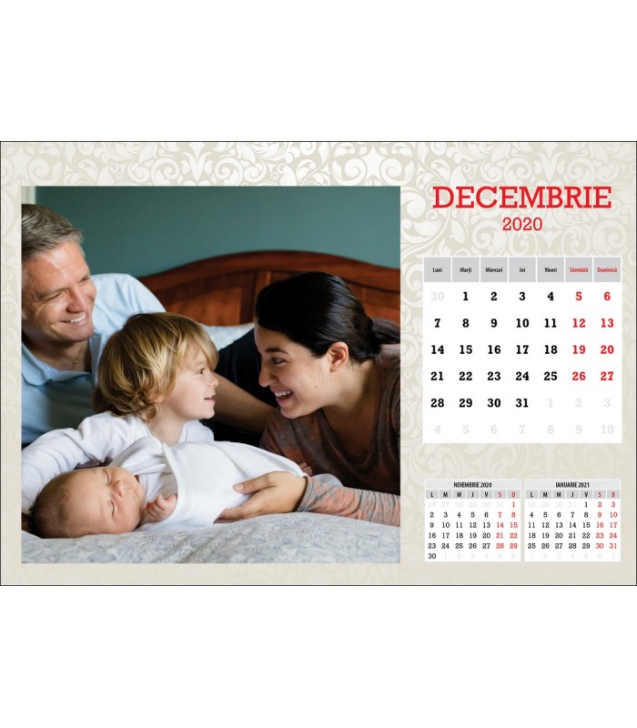 Calendar de Birou cu Poza Ta Silence|Calendare de birou cu poze|MrGift
