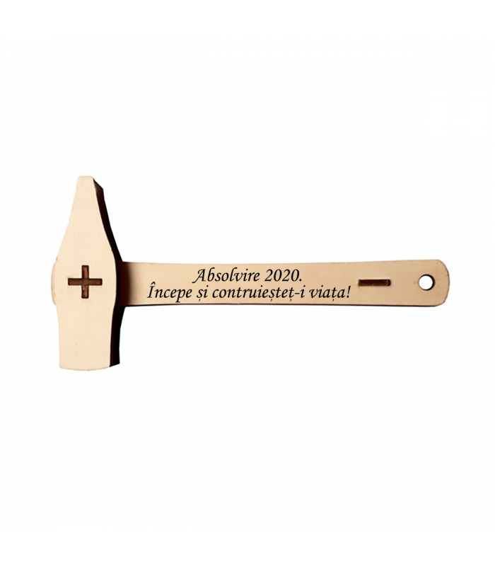 Wooden Hammer for Graduation |Graduation Gifts |Decorations| mrgift.ro