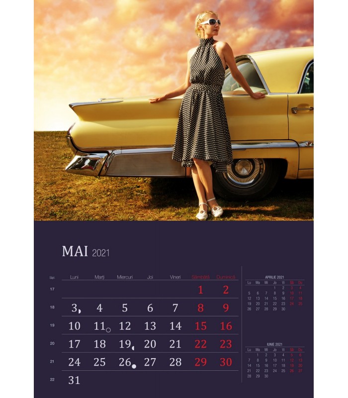 Girls With Cars Calendar|Gifts for Men|Wall Calendars|Calendars|MrGift