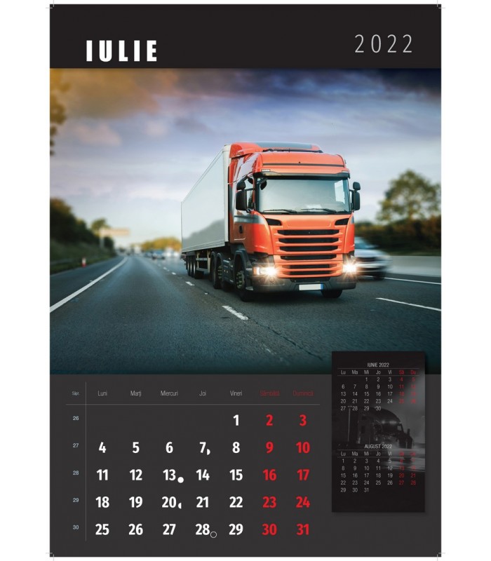 Trucks Calendar|Gifts for Men|A3 Wall Calendars|Desk Calendars| MrGift