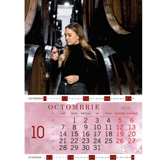 Wine Calendar|Wall Calendar|Desk Calendar|Wine|Gifts for Men|mrgift.ro