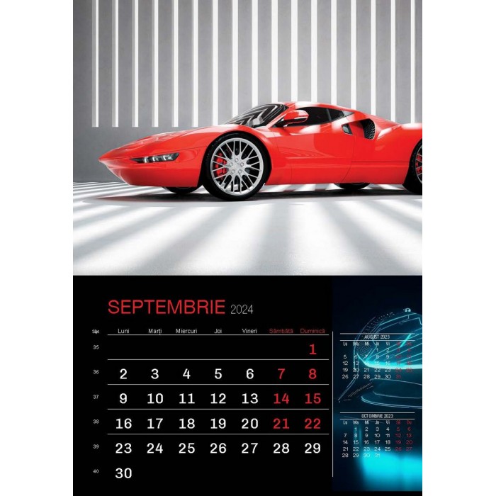 Concept Cars Calendar|Wall Calendar|Gifts for Men|Calendars| mrgift.ro