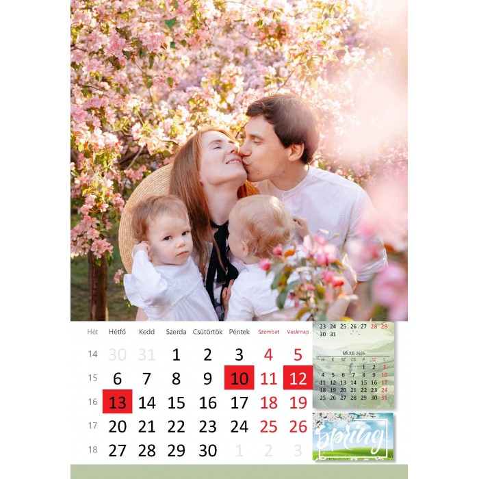 Calendar four season, cu pozele tale.| MrGift